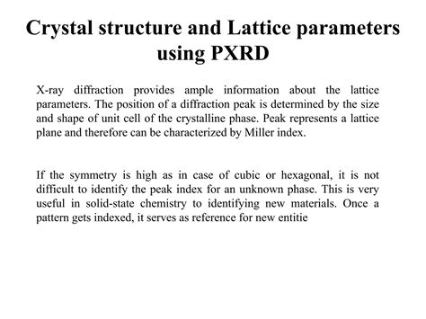 Lecture 1 Principle And Application Of X Ray Diffractometer Pdf