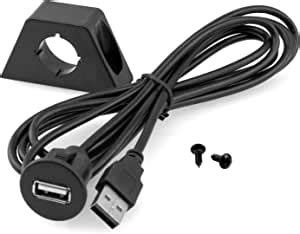 USB Built In Socket Including Construction Brackets Cable Length M Colour Anthracite For