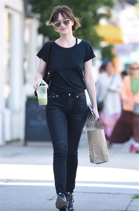Dakota Johnson Street Style Out In Los Angeles Feb 2015 • Celebmafia