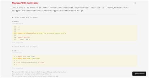 Vue Template Forked Codesandbox
