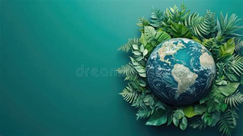 3d Illustration Of Earth Globe With Arrows Made From Leaves And Plants 3d Illustration Of Earth Globe With Arrows Made From Leaves And Plants