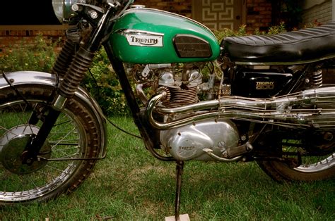 Triumph 1968 T100c Trophy 500 Cruiser Motorcycle