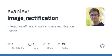 Github Evanlevimagerectification Interactive Affine And Metric