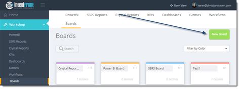 How Do I Setup Boards In Intellifront Bi