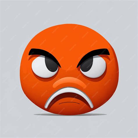 Enojado Cara Seria Emoji Reacción Símbolo Icono Vector