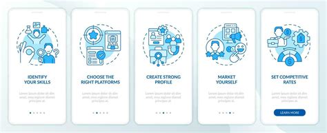 2d Linear Icons Representing Architecture Of Cognitive Computing Mobile App Screen Set