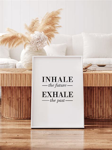 Inhale Exhale Poster Nordika Gallery