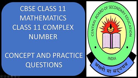 Cbse Class 11 Mathematics Class 11 Complex Number Class 11 Chapter