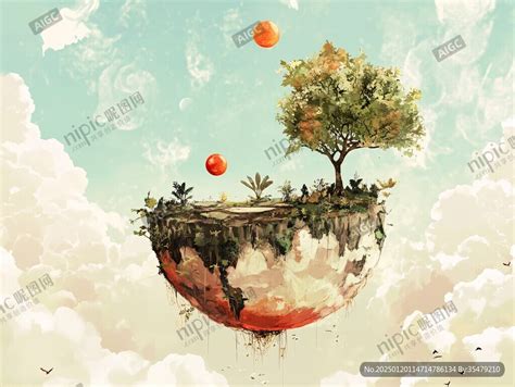 Ai创作图超现实的世界 超现实主义意境画 超现实世界 幻想梦境插画 梦想象世界梦幻插画 超现实风景 梦幻场景插画 虚浮的世界绘画 外星球幻想场景插画 超现实的风景 超现实仙境 环境概念艺术 超