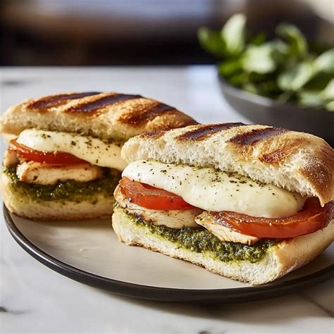 Delicious Chicken Pesto Sandwiches Ready In 20 Minutes