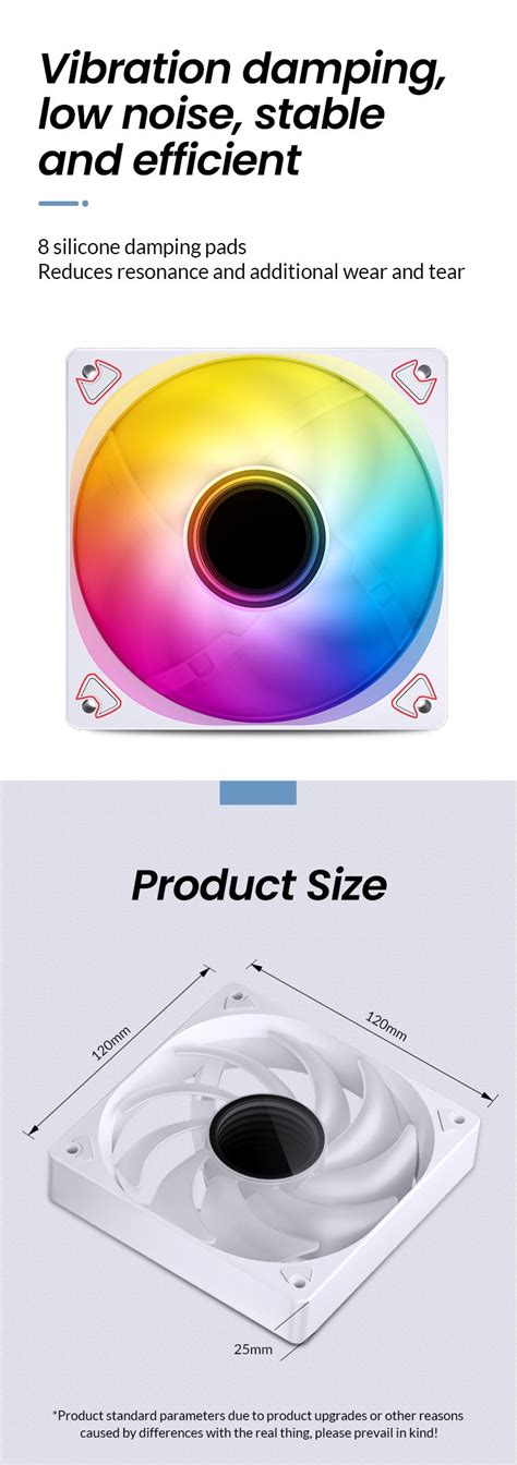 Jonsbo Sl Argb Wr Reverse Case Fan Reverse Blade Mm Silent Series Fan Simple Frame