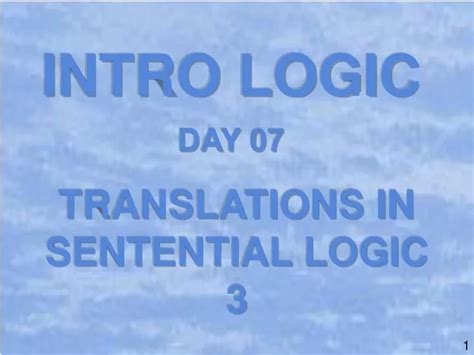 ppt intro logic powerpoint presentation free download id 6105852