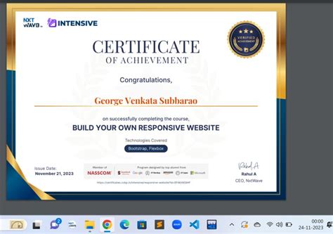 Day Ccbp Gorre Venkata Subba Rao