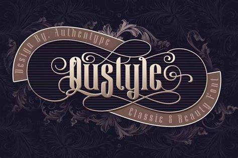 qustyle classic font dafont file