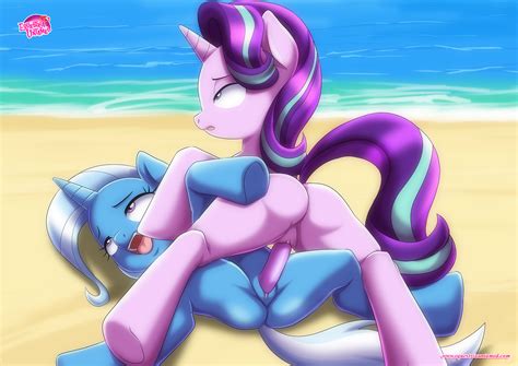 Rule 34 2girls Anus Ass Bbmbbf Beach Dildo Dildo In Pussy Equestria
