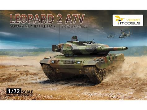 Vespid Models Leopard 2a7v German Main Battle Tank 1 72 720016 Plastic Models Plastic