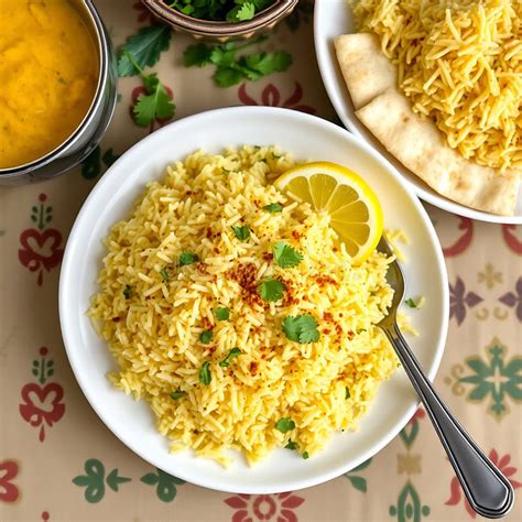 A Serving Of Poha With Sev Lemon And Coriander On A Traditional