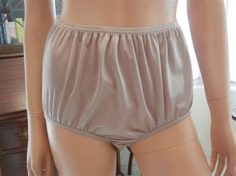 New Soft Sheer Full Brief Nylon Panties Teri Lingerie White And