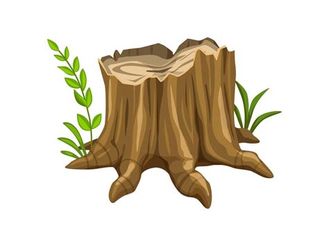 Big Tree Trunk Vector Art Icons And Graphics For Free Download