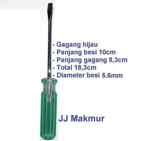 Jual Obeng Kecil Sedang Min Screw Driver Minus Ada Magnet Bermagnet Screwdriver Shopee Indonesia