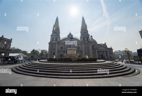 Mexico Apr 25 2023 Daytime View Of The Historical Guadalajara