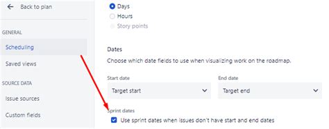 solved auto save target start target end from sprint date