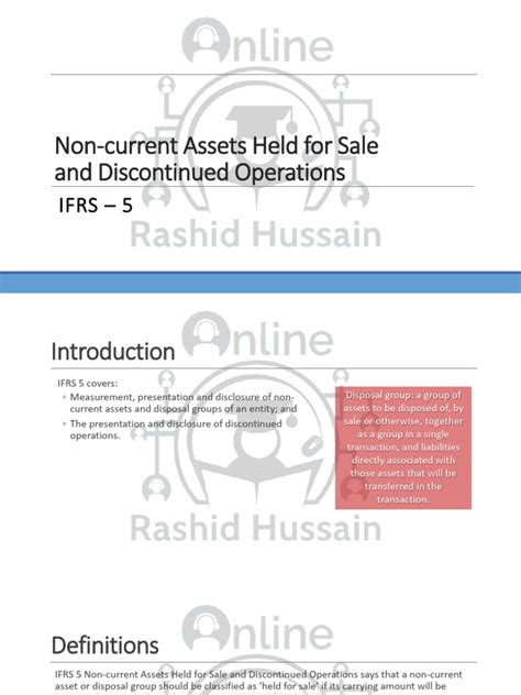Ifrs 5 Acca F7 Pdf Fair Value Depreciation