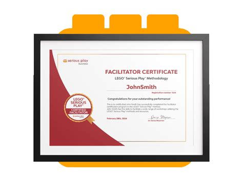 Get Your Lego® Serious Play® Method Certificate Today Lego Serious Play
