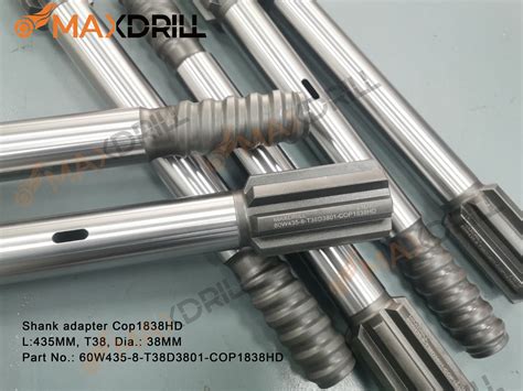 Shank Adapter Cop 1838 Hd T38 435mm Drilling Parts For Bench Drilling