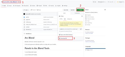 Github Stunmuffinarcblend Blender Arc Blend Addon