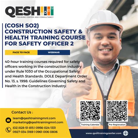 QESH Training Center Be A Trained Safety Officer In The Philippines