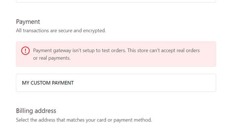 shopify problem payment gateway isn t setup to test orders stack