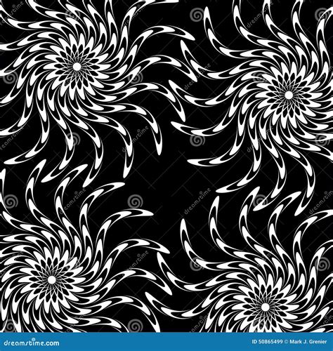 Snake Flowers Stock Vector Illustration Of White Flower 50865499