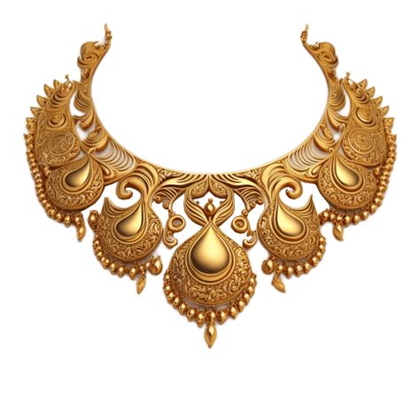 Gold Necklace Png