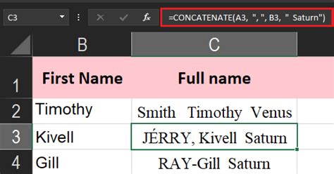 Excel Concatenate Function Text Numbers Dates And