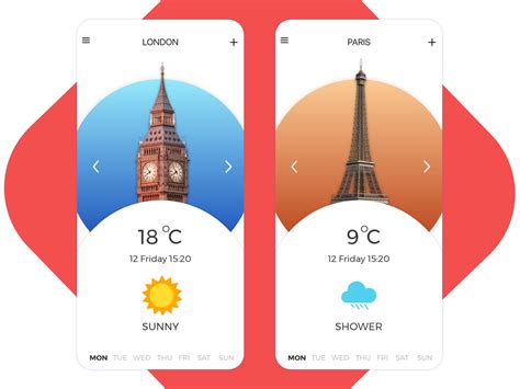Daily UI WEATHER APP Ui By Satya On Dribbble
