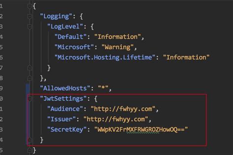 dotnet core 3 x 使用 jwt 实现接口认证 冯威的博客