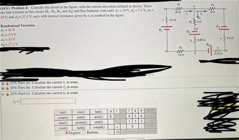 Solved 14 Problem 4 Consider The Circuit In The Figure