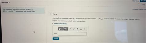 Solved Hide Timer 02 42 Question 2 2 Of 9 Constants Periodic Chegg Com