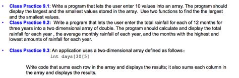 Solved Write A Program That Lets The User Enter 10 Values