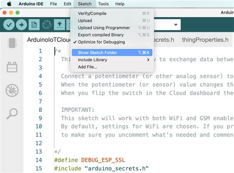 Show Sketch Folder Points To Temp Directory When Opened Via File