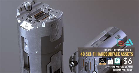 40 Hard Surface Assets For Concepts