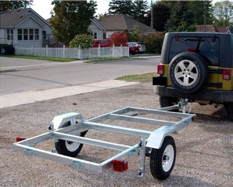 Freedom 4 Ft X 8 Ft Single Axle 3 In 1 Folding Galvanized Utility