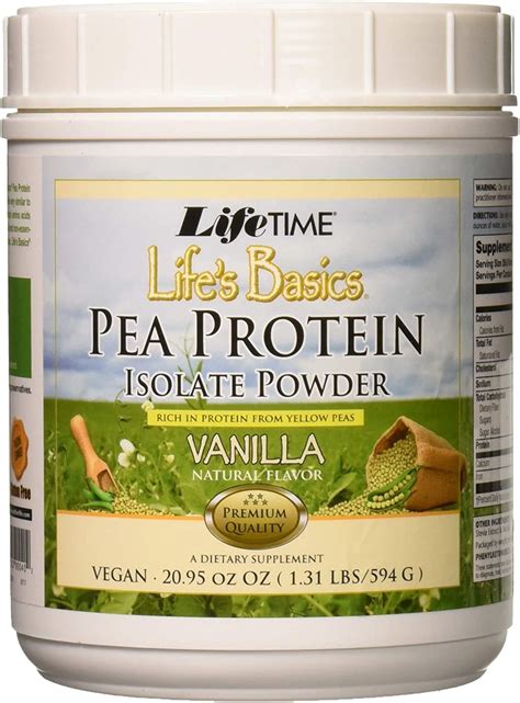 Lifetime Lifes Basics Pea Protein Save At Priceplow