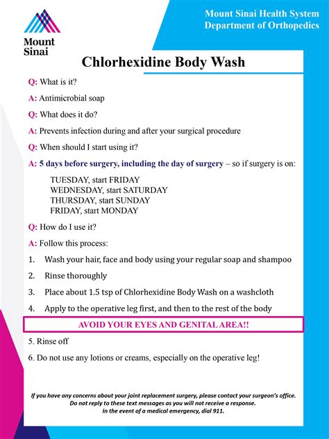 Chlorhexidine Body Wash 4 Chlorhexidine Gluconate Solution Nhmrj
