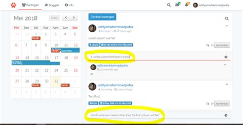 Php Laravel Ajax Insert Data Form Comment Success Only In Firts