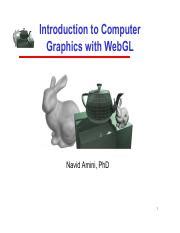 Introduction To Computer Graphics With WebGL Shaders Data Course Hero