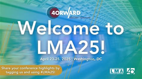 Thrilled To Attend My First Lma Annual Conference Looking Forward To All The Informative