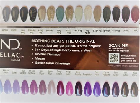 Most Popular Cnd Shellac Colors And Swatches Esthers Nail Center