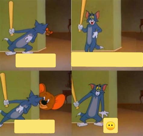 Tom Jerry Blank Template Imgflip Tom Jerry Blank Template Imgflip